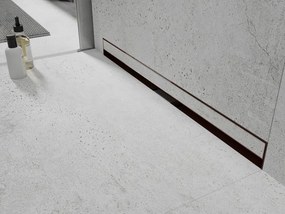 Mexen Flat Wall nástěnný lineární odtok 2v1 60 cm, růžové zlato - 1630060