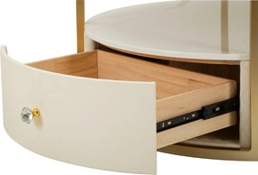 Designový konferenční stolek Pembroke 75 cm bílý