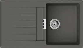 Hansgrohe S52 - Granitový dřez S520-F345, kamenná šedá 43356290