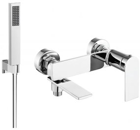 Mexen Zero R02 vanová baterie se sprchovou soupravou, chrom - 7113R02-00