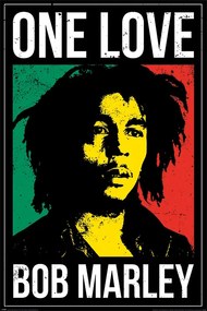 Plakát, Obraz - Bob Marley - One Love, (61 x 91.5 cm)