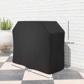 Ochranný obal na gril 147 x 61 x 120 cm 84G-465V01BK