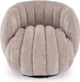 Indický nábytek - Otočné relaxační křeslo FORM Béžová