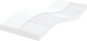 Válenda s přistýlkou a matracemi krémová 80 x 200 cm textil 3197547