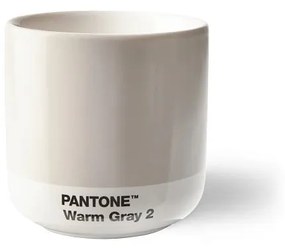Světle šedý porcelánový šálek na cappuccino 175 ml Warm Gray 2 – Pantone