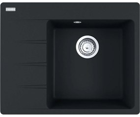 Franke Centro - Fragranitový dřez CNG 611-62 TL/7, 62x50 cm, matná černá 114.0637.434