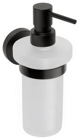 Bemeta Design DARK: Dávkovač tekutého mýdla 230 ml, sklo -