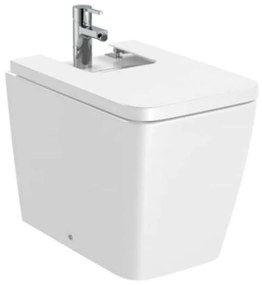 Roca Inspira - Stojící bidet, s přepadem, otvor pro baterii, bílá A357537000