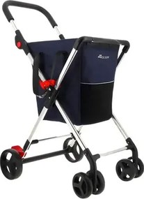 Rolser Mini Basket Denim M4B modrá / Nákupní taška na kolečkách / Obje