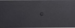 Moderní černé nástěnné svítidlo se 2 světly vč. LED s podsvícením a USB-C - Longly