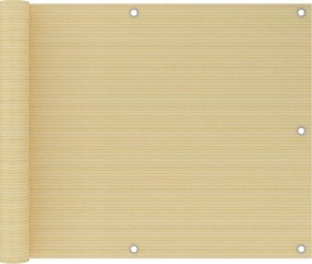 vidaXL Balkonová zástěna 75 x 400 cm HDPE [42316] Barva: Antracitová a bílá