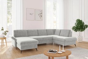 XXXLutz SEDACÍ SOUPRAVA, textil, světle šedá Sit & More - Sedací soupravy - 00014401619F