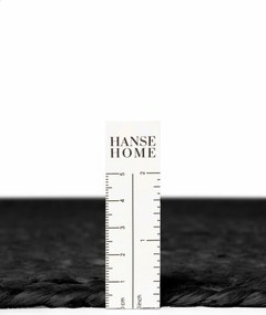 Hanse Home, Kusový koberec Jute Braided 106322 Black ovál, 160x230 ovál, černá, chodba / předsíň