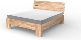 Masivní postel MADRID - Solwo Design Dřevo a odstín oleje: DUB Cink - Olej odstín DO206, Rozměr spací plochy: 180x200