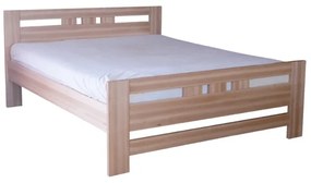 Via-nábytek Postel ANESTA masiv buk - vysoké čelo u nohou Povrchová úprava postele: Buk (lakovaný) Rozměry postele: 140 x 200