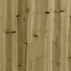 vidaXL Zahradní lehátko 199,5 x 62 x 55 cm masivní borové dřevo [832542] Barva: Bílá