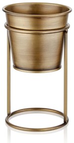 KALUNE DESIGN kovový květináč LAOS bronzový 742TMA6927