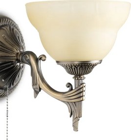 Brilagi - Nástěnná lampa DAHLIA 1xE27/40W/230V mosaz