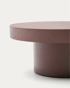 Betonový kulatý zahradní konferenční stolek ø 90 cm Aiguablava – Kave Home