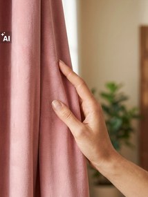Sinsay - Tlustá sametová závěs na pásce - světle fialová