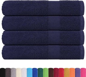 Ručníky FROGN 4 ks tmavě modré 100x200 cm 360 g/m² 136795
