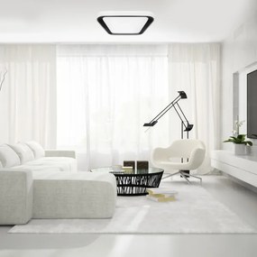 LED Stmívatelné stropní svítidlo QUADRO LED/66W/230V 3000-6000K bílá/černá + DO