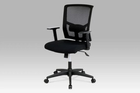 Autronic Kancelářská židle KA-B1012 BOR - látka černá + vínová
