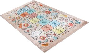 Dětský koberec protiskluzový BAMBINO 61470 růžový / modrý