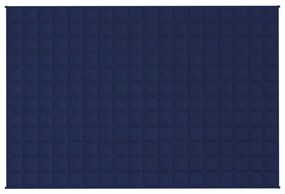 Zátěžová deka modrá 120 x 180 cm 9 kg textil,  350735