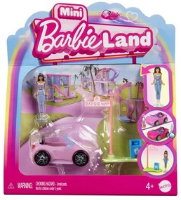 Barbie mini Barbieland dopravní prostředky - kabriolet HYF42