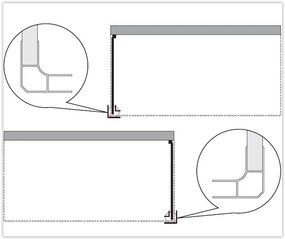 FORTE Vanová zástěna SOPRAVASCA FISSO CC BARVA rámu - Bílá, Rozměr A - 90 cm, Směr zavírání - Univerzální Levé / Pravé, Výplň - Polystyrol 2,2 mm (acrilico) - BSSVF90CCP