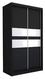 Kvalitní Šatní Skříň Finezja 150 cm Černá/bílá