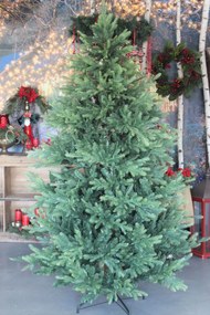 Zelený lesní umělý vánoční stromek 3D+2D 180cm