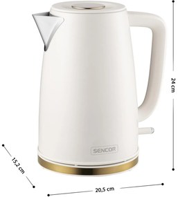 Sencor SWK 1780WH varná konvice, bílá