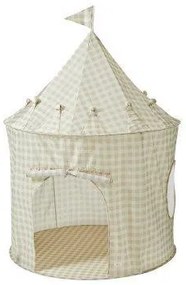 3 SPROUTS Dětský Stan Recycled 3 Sprouts Gingham beige