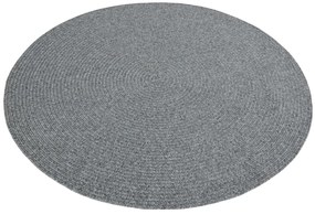 NORTHRUGS - Hanse Home koberce Kusový koberec Braided 105551 Light Grey kruh – na ven i na doma - 150x150 (průměr) kruh cm