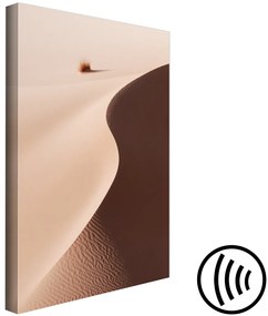 Obraz Klikatá (1-dílný) svislý - písečná krajina v arabské poušti
