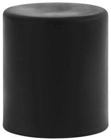 OnaDnes -20% Pedrali Černý kulatý plastový taburet Wow 480 O 40 cm