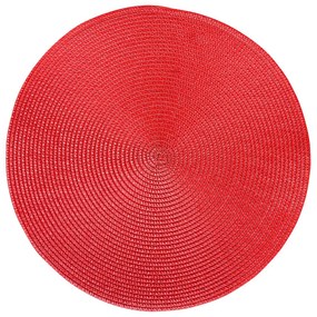 AMBIENTE Prostírání kulaté 38 cm - červená