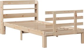 Rám postele s čelem 75 x 190 cm masivní borovice 3306837