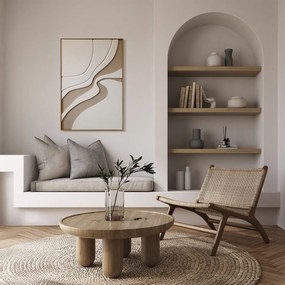 Tištěný obraz s rámem/akustický 62x92 cm Static – Styler