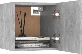 8dílný set TV skříněk betonově šedý dřevotříska 3079069