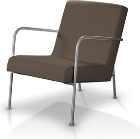 Potah na křeslo Ikea PS barva hnědá látka pletený vzor