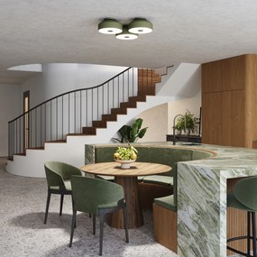 Sollux Lighting Stropní svítidlo OMIQ olivově zelené