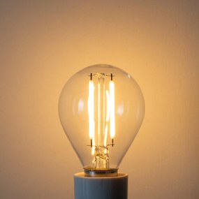 Sada 5 stmívatelných LED žárovek E14 P45 čiré sklo 3W 250 lm 2200K