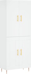 Skříň highboard bílá 69,5 x 34 x 180 cm kompozitní dřevo 3195779