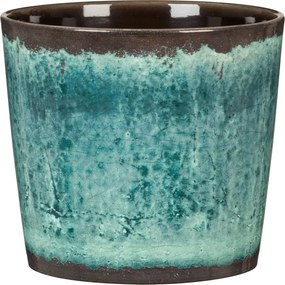 Scheurich Obal na květináč 870 průměr 15 cm x 14 cm Ocean Glaze