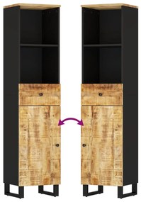 Koupelnová skříňka 38 x 33 x 160 cm masivní mangovníkové dřevo - Default Title