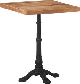 vidaXL Balkonový stolek 60 x 60 x 76 cm masivní akáciové dřevo [321085]