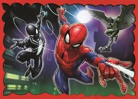 Trefl Puzzle Hrdinný Spiderman 4v1 / 35, 48, 54, 70 dílků